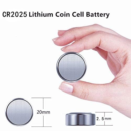 Nightkonic 40 - CR2025 Battery 3v Lithium Button Cell Coin 2025 Batteries