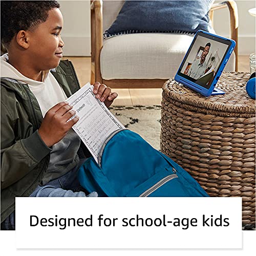 Amazon Fire HD 10 Kids Pro tablet, 10.1", 1080p Full HD, ages 6β12, 32 GB, (2021 release), named "Best Tablet for Big Kids" by Good Housekeeping, Intergalactic