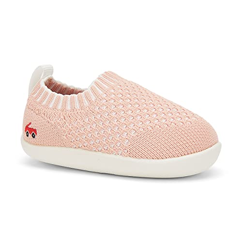 See Kai Run Baby Knit - Slip-On First Walker Shoes for Infants, Pink, Infant 5