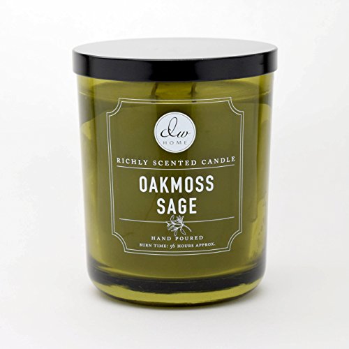 DW Home Large Double Wick Candle, Oak Moss Sage
