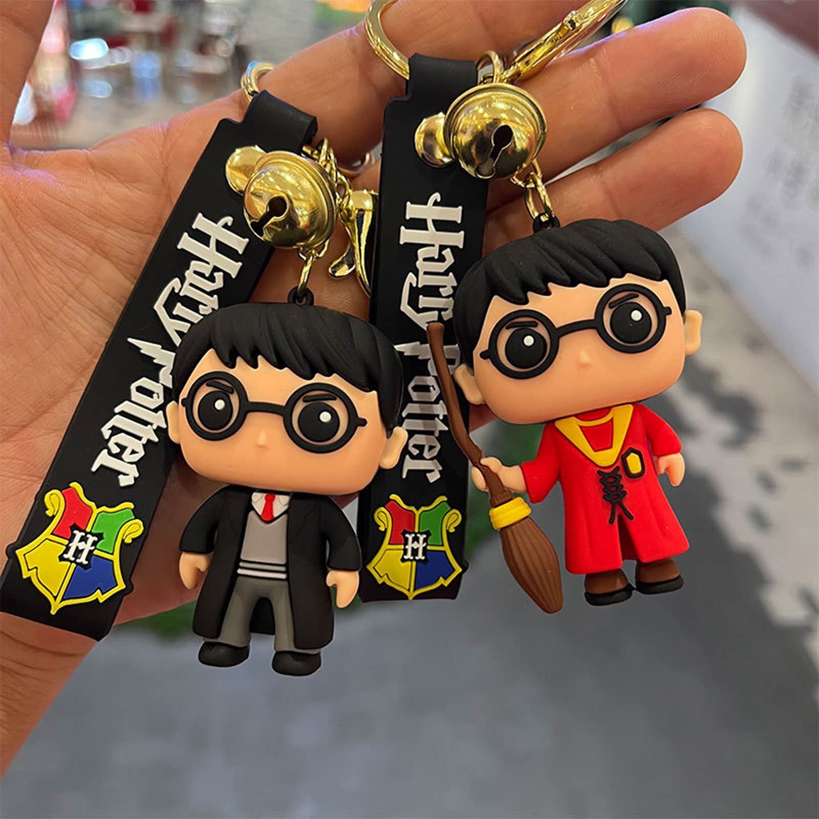 3D Film Characters Keychain Charm Bag Decoration Funny Key Chain