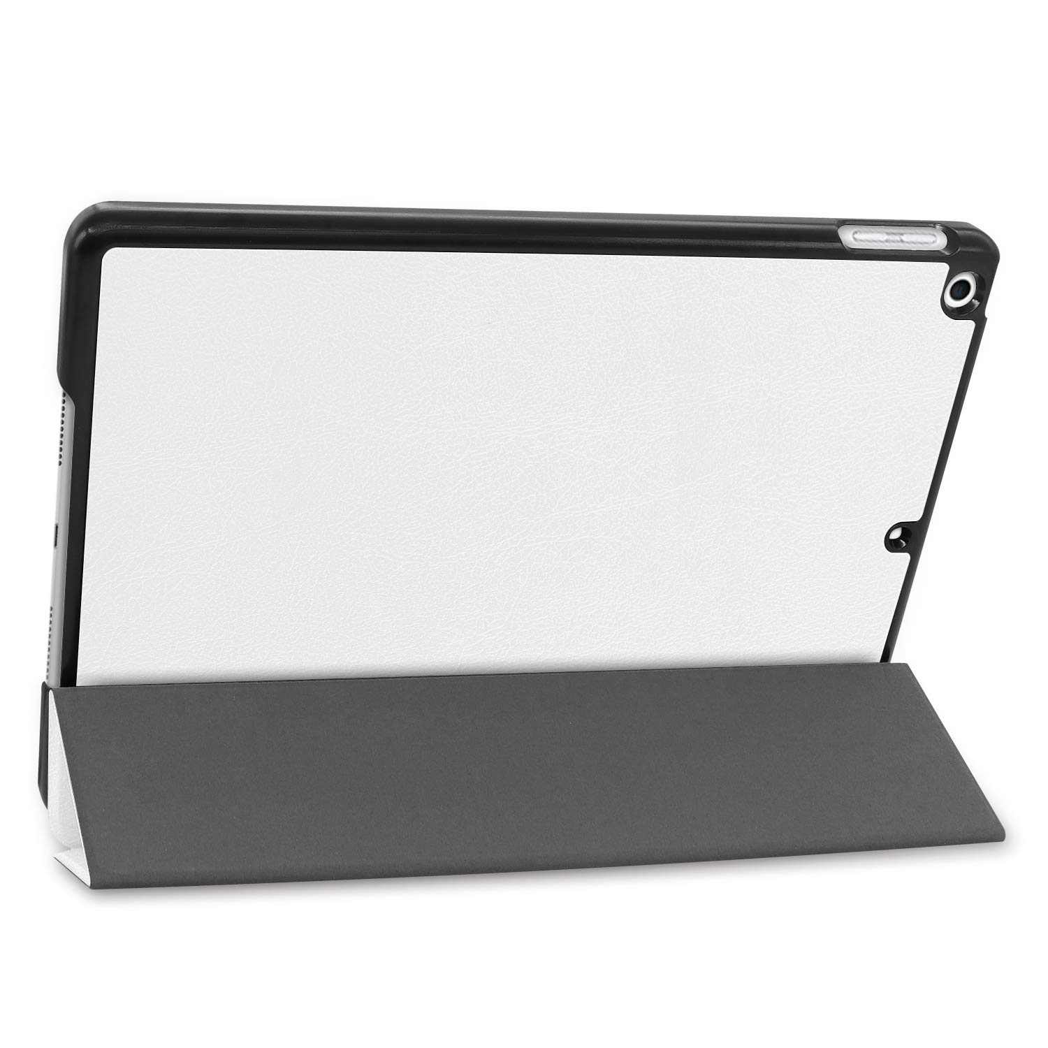 TiKeDa Case for iPad 9th/8th/7th Generation,iPad 10.2 2021/2020/2019,Slim Stand Hard Back Protective Smart Cover Case for iPad 9th 8th 7th Gen 10.2 (White)