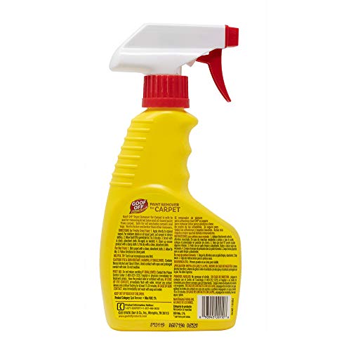 Goof Off FG910 Paint Remover Carpet Cleaner Solution β, 12 oz. Spray