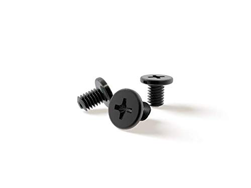 RapidSparesLtd Pack of 500 M3x4 New Black Zinc Wafer Head Laptop Machine Screw Philips Head