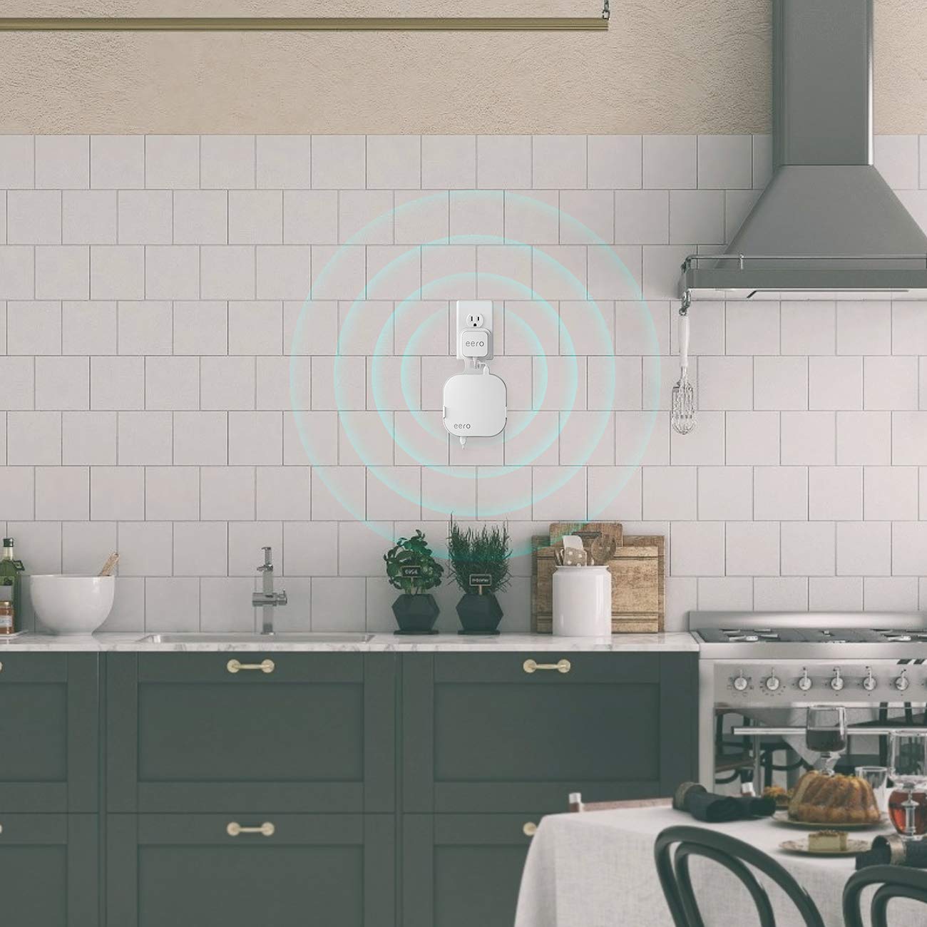 Wall Mount Holder for eero Pro Home WiFi System-Simple and Sturdy Wall Mount Holder Stand Bracket (NOT for eero 6 or eero pro 6), Without Messy Wires (White(3 Pack))