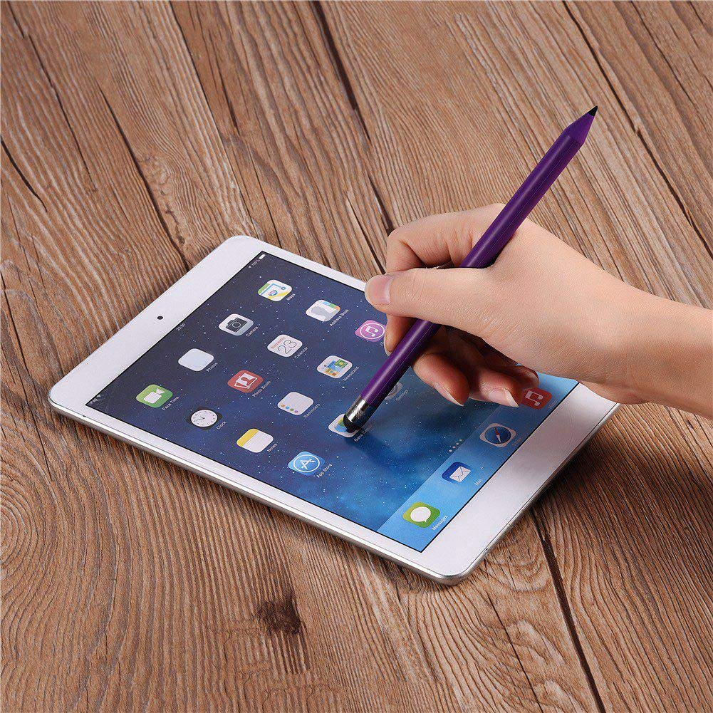 Touch Screen Pen Replacement for All Touch Screens Cell Phones Tablets Laptops Universal Stylus Pencil (Purple)