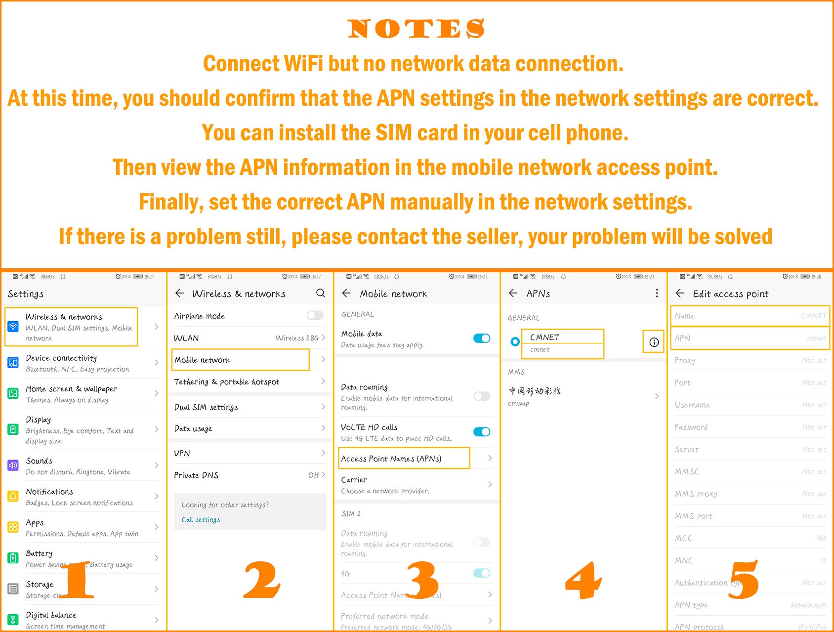 KuWFi 4G LTE Router with SIM Card Slot, 300Mbps Unlocked Wireless WiFi Internet Routers with 4pcs Non-Detachable Antennas for USA/CA/MX[Not for Verizon]