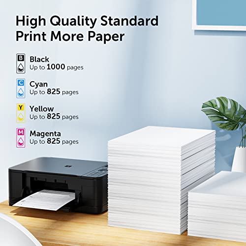 932XL 933XL High-yield Ink Cartridge Compatible for HP 932 XL 933 XL Ink Cartridges Use with HP Officejet 6100 6600 6700 7110 7610 7612 Printer