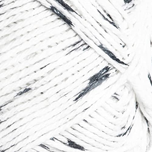 Bernat Handicrafter Cotton Big Ball Salt & Pepper Yarn - 2 Pack of 340g/12oz - Cotton - 4 Medium (Worsted) - 608 Yards - Knitting/Crochet