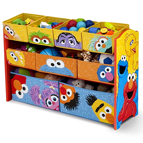 Delta Children Deluxe Multi Bin Organizer, Sesame Street