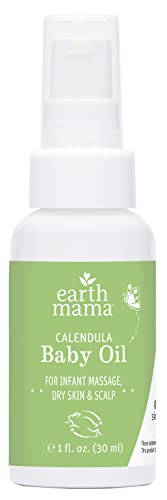 Earth Mama A Little Something for Baby Gift Set Safe Skin Care Essentials for Newborn Baby Shower, 5-Piece Set (Packaging May Vary)