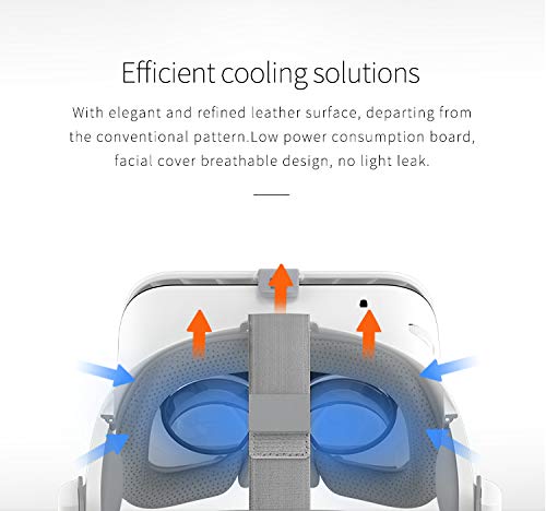 3D VR Headset Virtual Reality VR for Phone, Wireless Bluetooth VR Headset Helmet Stereo 110°FOV,Compatible for Android iOS iPhone 12 11 Pro Max Mini X R S 8 7 Samsung 4.7-6.2" Cellphone