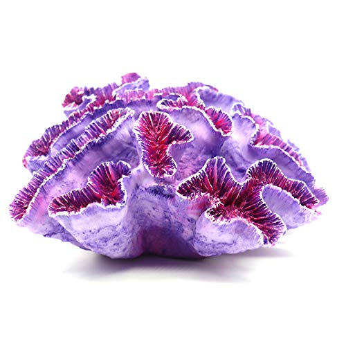 Besimple Aquarium Coral Ornaments Decor Fish Tank Plants Decoration for Aquarium Landscape,Purple