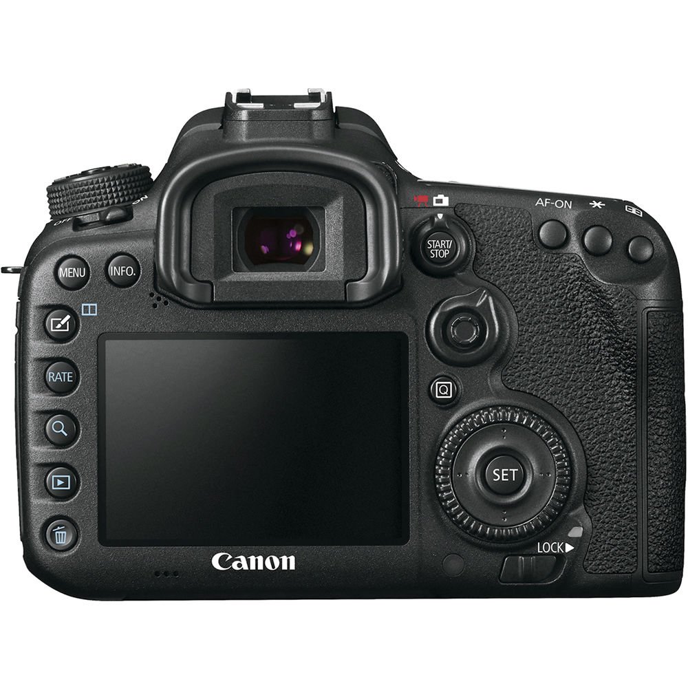 Canon EOS 7D Mark II DSLR Camera Bundle with Canon EF-S 18-55mm IS STM Lens + Canon 75-300mm III Telephoto Lens + 64GB Memory Card + Camera Case - International Version