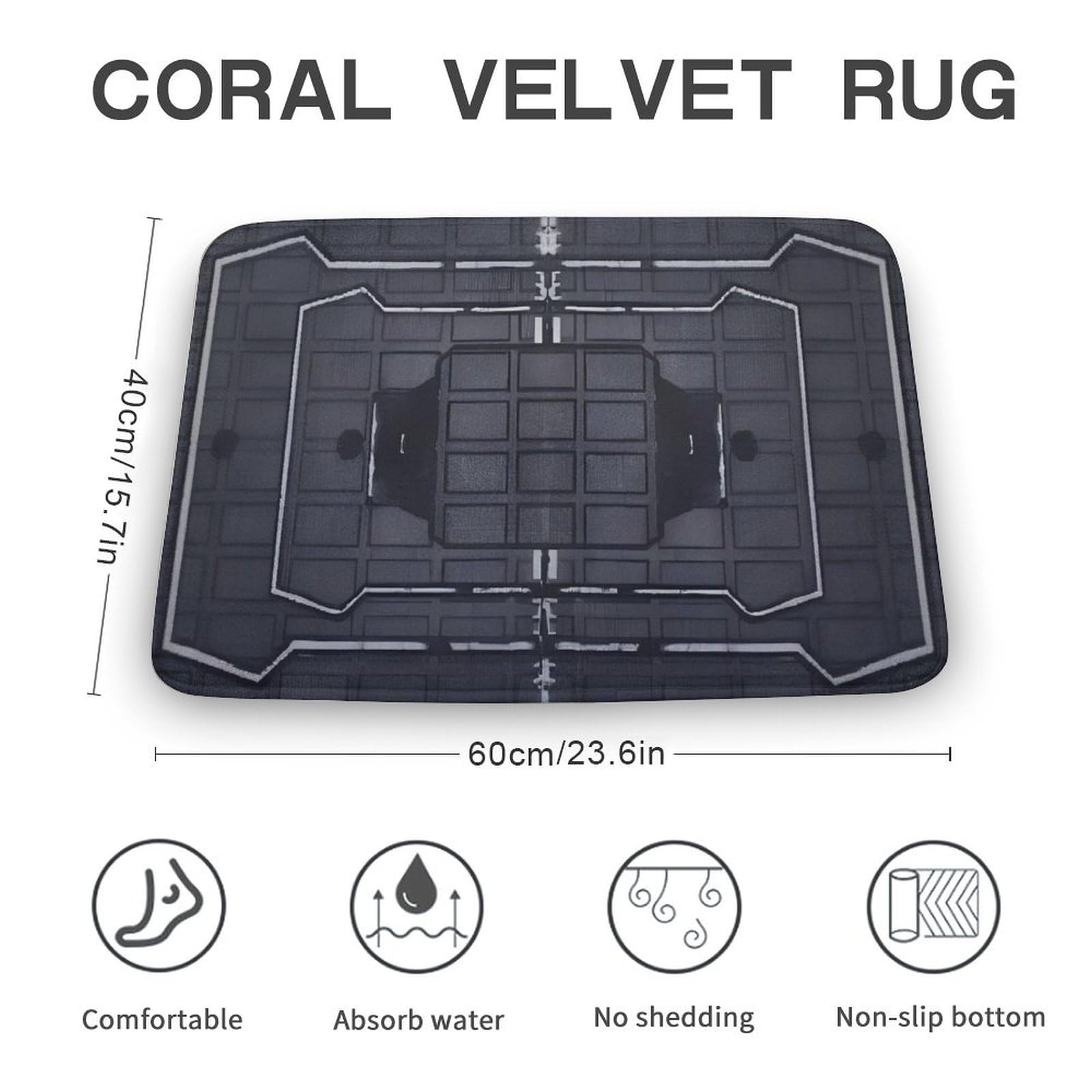 OFZ Welcome Door Mat Rainbow Frost Six Siege Indoor Washable Home Kitchen Non Slip and Durable Doormats Decor 16x24 Inch, Sixmats39