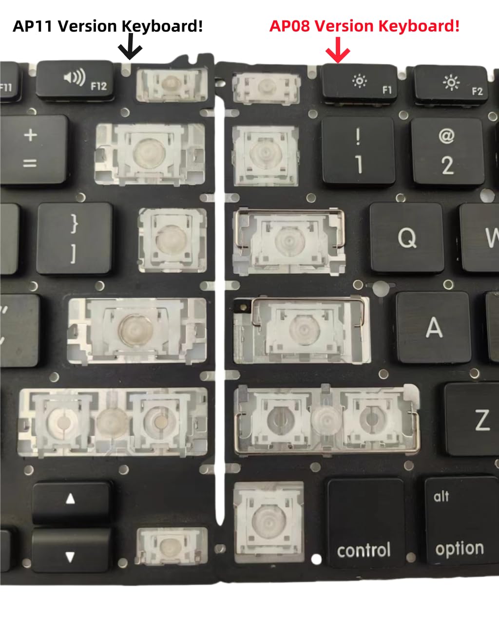 Replacement AP11 Versions US Keyboard Keycaps Keys,Full Set of US Replacement Keycaps QWERTY for MacBook Pro 13" / 15" A1425 A1502 A1398 2012-2015 Year for MacBook Air 13" A1369/A1466 2011-2017 Year