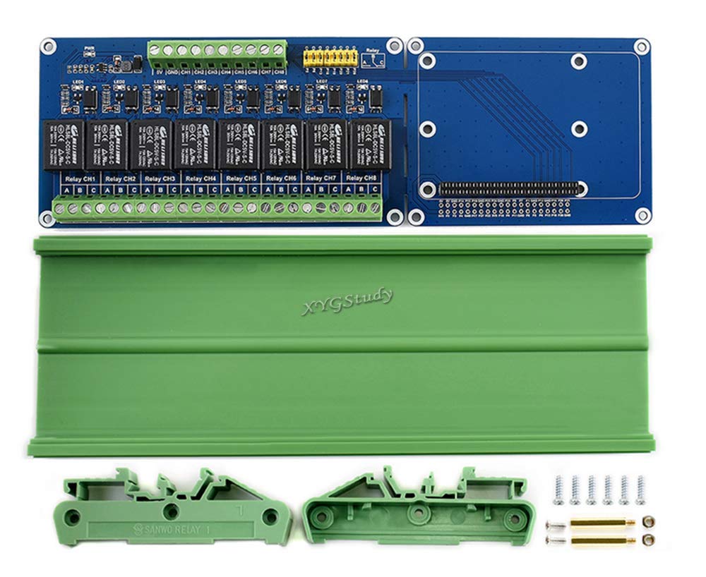 Newest Raspberry Pi 8-Channel Relay Expansion Board 5V Power Relay Module for Raspberry Pi 4 3 2 Model B+ B Jetson Nano @XYGStudy