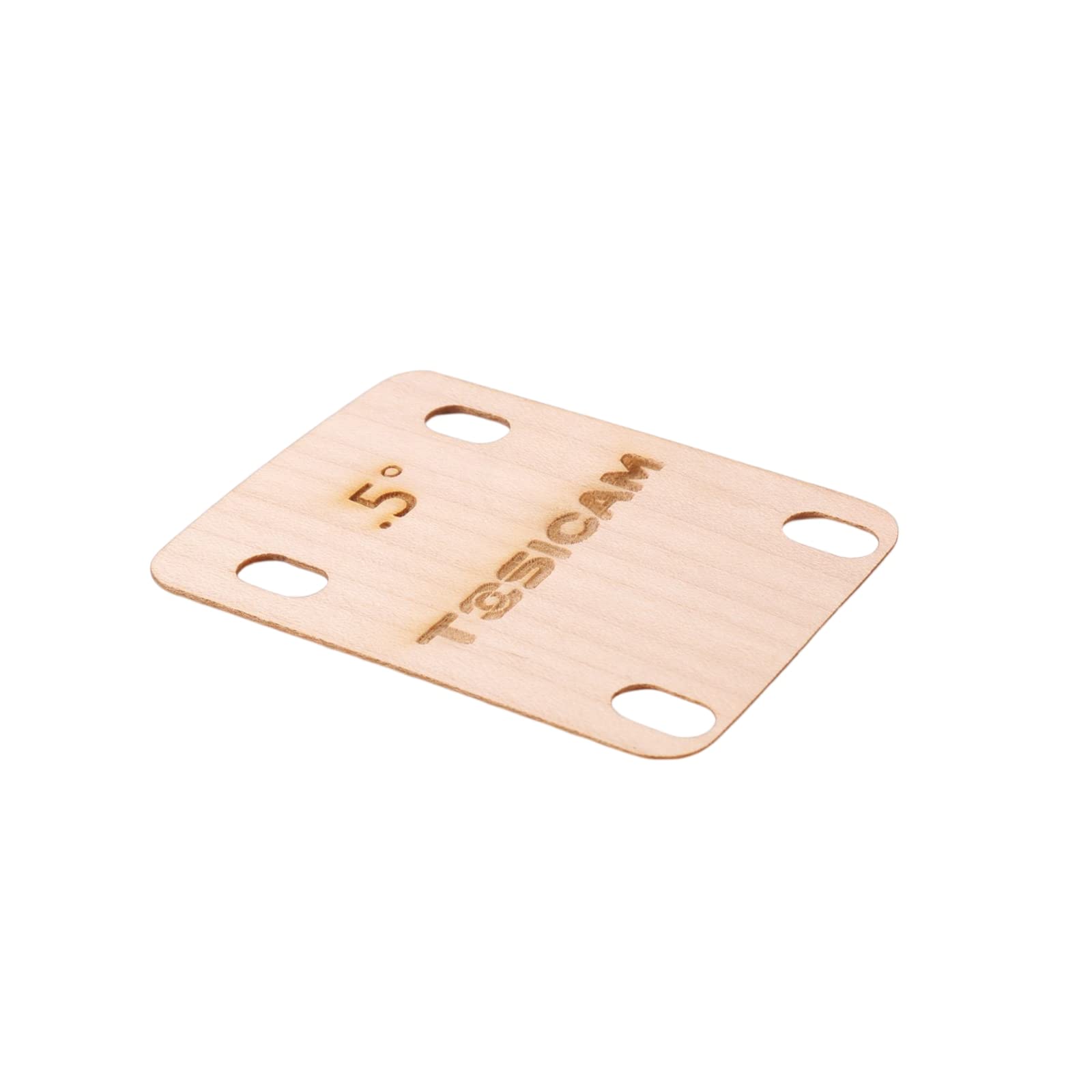 3pcs Guitar Neck Shims Shim Made of Canada Solid Maple Wooden, For Bolt-on Neck Bolts, Shaped 0.25 0.5 1 Degree (0.25 0.5 1 Degree)