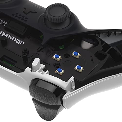 eXtremeRate Face Clicky Kit V2 for PS5 Controller BDM-010 & BDM-020, Custom Tactile Dpad Action Buttons for PS5 Controller, Mouse Click Kit for PS5 Controller