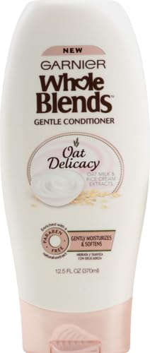 Garnier Whole Blends Gentle Conditioner Oat Delicacy, For Sensitive Scalp, 12.5 fl. oz.