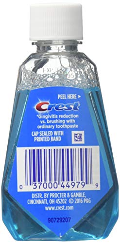Crest Pro-Health Mouthwash, Alcohol Free, Multi-Protection Clean Mint 1.2 oz (Pack of 2)