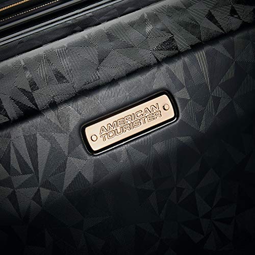 AMERICAN TOURISTER Belle Voyage Hardside Luggage with Spinner Wheels, Black, Carry-On 21-Inch