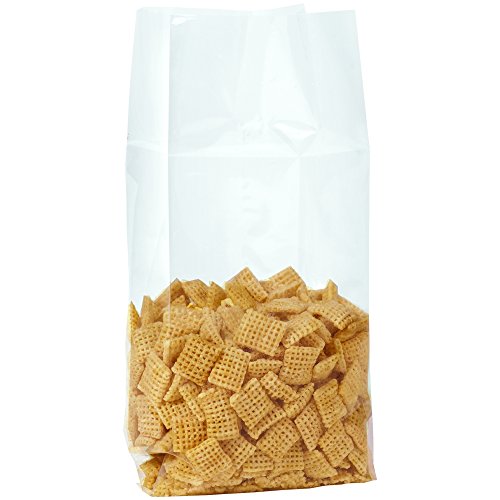 Aviditi PBG127 Gusseted Polypropylene Bags 1.5 Mil, 5" x 3" x 11 1/2", Clear (Pack of 1000)
