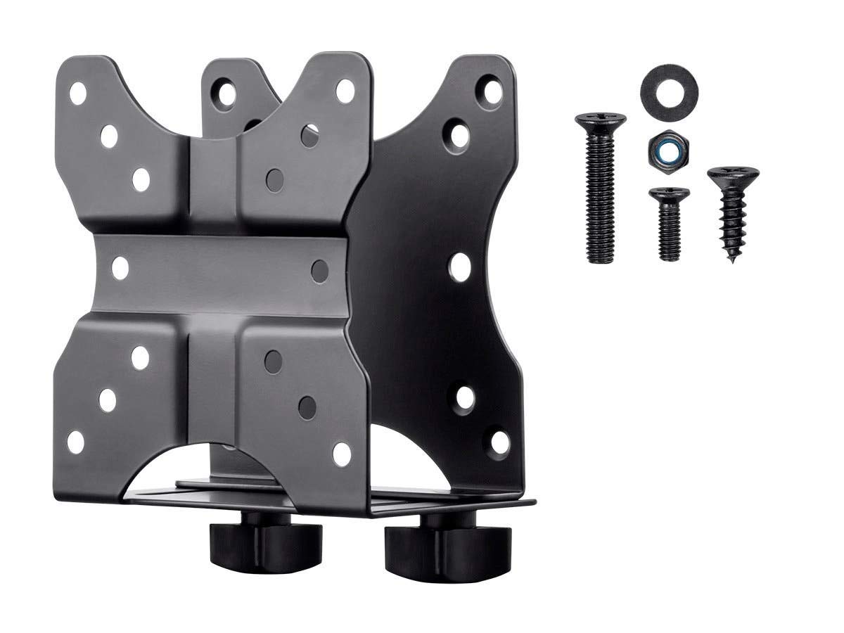 Monoprice Computer Case CPU Holder - Thin Client Mini PC Multi-Mount, Works with Mini PCs Up to 2.9 Inches Wide, Supports Up to 11 Pounds - Workstream Collection