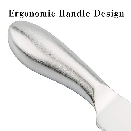 Set of 12, Stainless Steel Cheese Slicers with Cheese Markers and Soapstone Chalks, findTop 4 Pieces Cheese Slicer Cheese Cutter, 6 Pieces Natural Slate Cheese Labels, 2 Pieces Soapstone Chalks