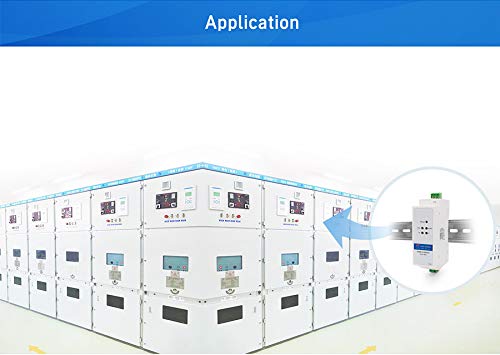 USR -DR302 Modbus RS485 de carril DIN Puerto Series a convertidor Ethernet Transmission bidireccional Transparent Between RS485 and RJ45