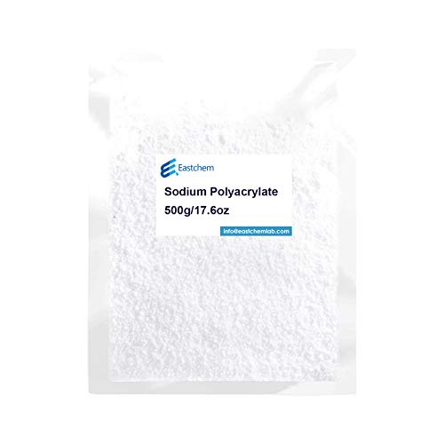 Eastchem Food Grade Sodium polyacrylate PAAS Thickening granular,CAS NO.:9003-04-7(500g)