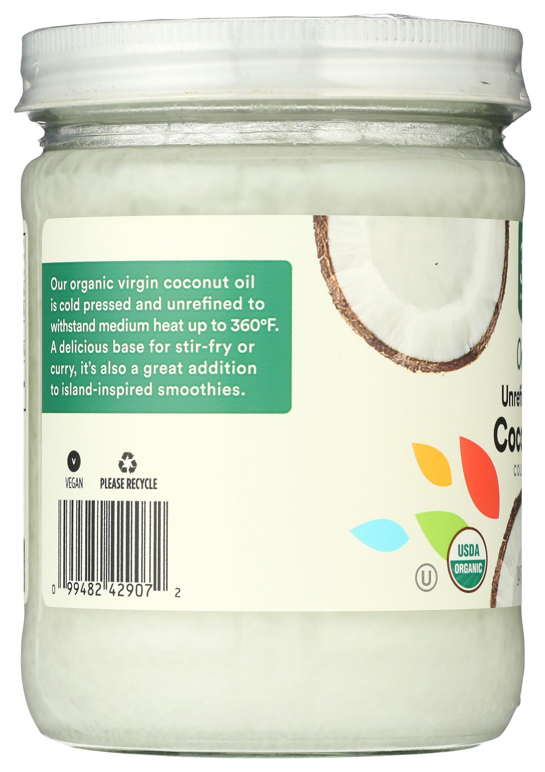 365 by Whole Foods Market, Organic Unrefined Coconut Oil Virgin, 14 Fl Oz