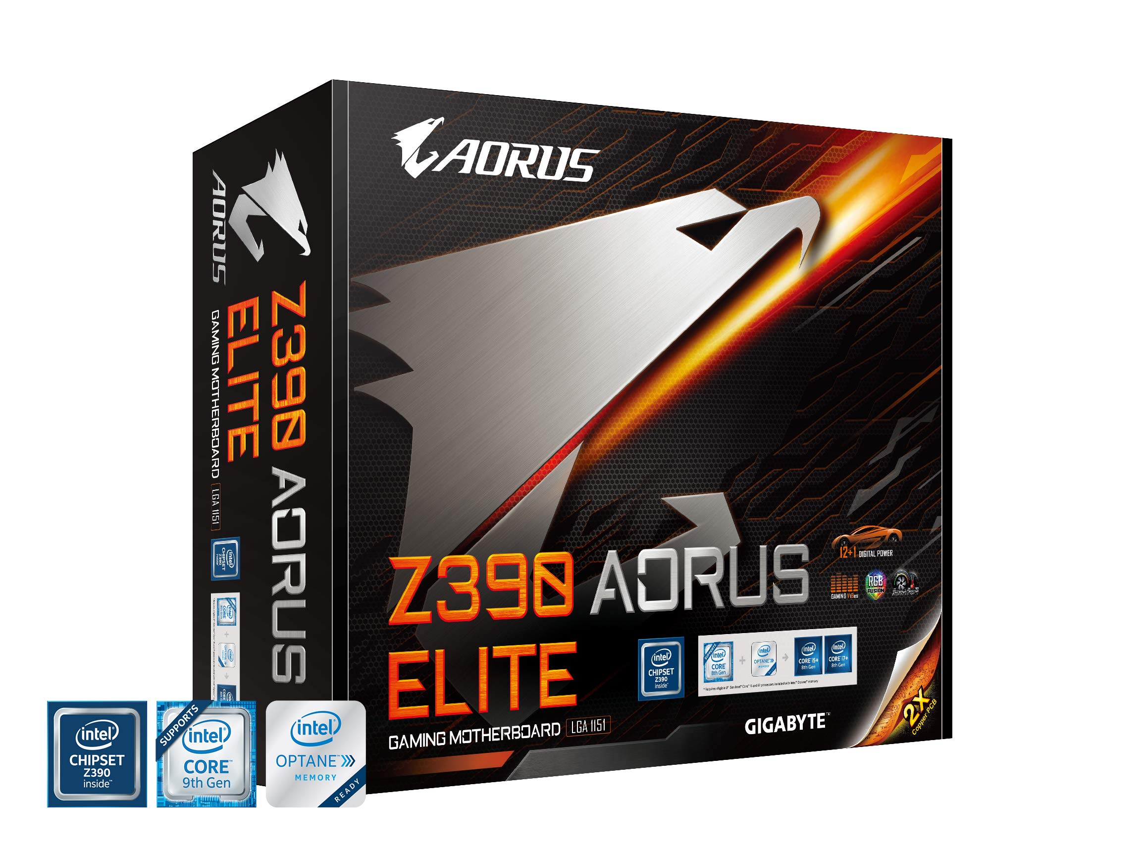 Gigabyte Z390 AORUS ELITE (Intel LGA1151/Z390/ATX/2xM.2/Realtek ALC1220/RGB Fusion/Gaming Motherboard)