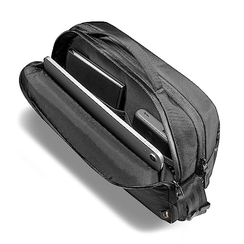 tomtoc Daily Shoulder Bag for 10.9-inch iPad Air 5, 11-inch iPad Pro, Messenger Bag for 9.7-10 inch Tablet, Waterproof Crossbody Bag with Smart Organization for Accessories/Essentials Lightweight