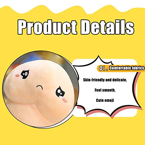 aounoharu Penis Plush,Creative Penis Ding Ding Soft Pillow,Boyfriend Pillow,Stuffed Plush Doll Toy Creative Bolster Gifts,Funny Decorative 90