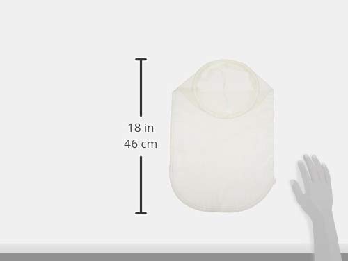 Hayward PMO600M1PRSH PP Monofilament Mesh Filter Bag, Single Length, Sewn Construction, 600 Micron