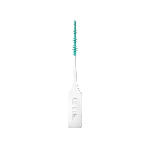 GUM Soft-Picks Comfort Flex, Easy to Use Dental Picks for Teeth Cleaning and Gum Health, Disposable Interdental Brushes with Convenient Carry Case, Dentist Recommended Dental Floss Picks, 80ct (4pk)