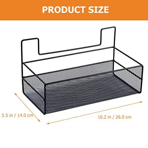 Angoily Laundry Metal Wire and Toiletries Storage Hanging Shelf Caddy Organizer Shelves Drilling Office Basket Room Kitchen Floating Conditioner Shampoo Home Mesh No Shower Bedroom Wall