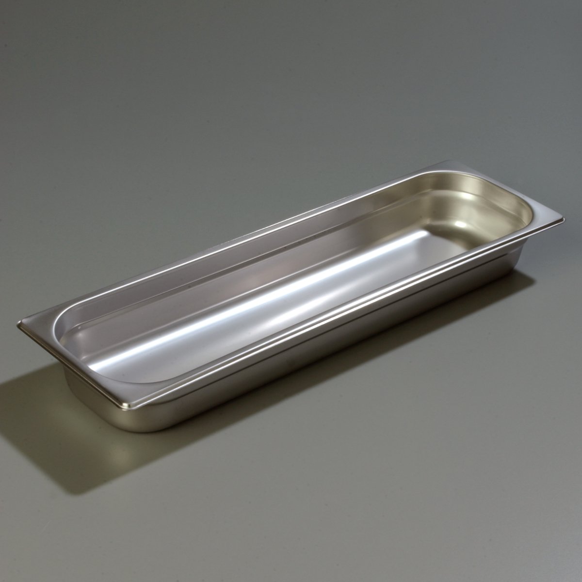 Carlisle FoodService Products Durapan Long Steam Table Pan for Catering, Hotel, and Restaurants, Stainless Steel, 1/2 Size 2.5 Inches Deep, Silver, (Pack of 6)