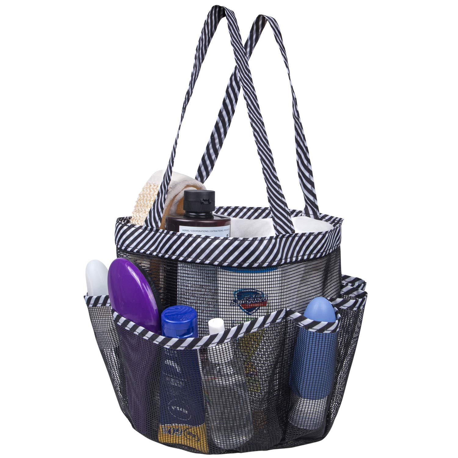 Attmu Mesh Shower Caddy Portable, Quick Dry Hanging Shower Tote Bag for College Dorm Room Essentials, Large Capacity Shower Caddy Dorm for Bathroom