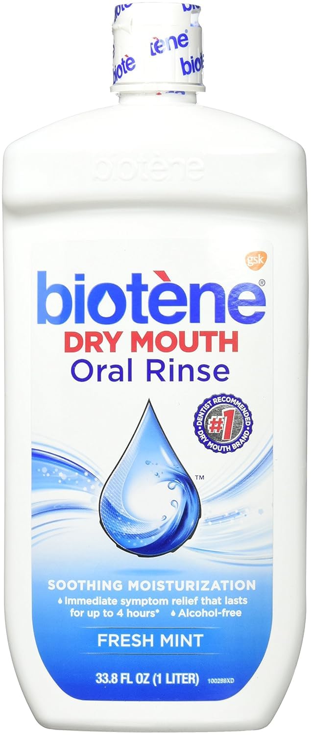 Biotene Dry Mouth Mouthwash 33.80 oz (Pack of 4)