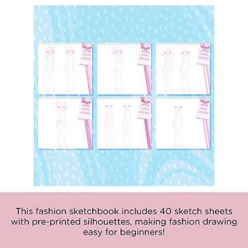 Fashion Angels Fashion Design Sketch Portfolio Artist Set & Interior Design Sketch Portfolio- Sketch Book- Learn Interior Design