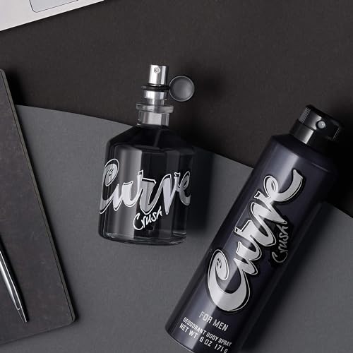 Curve Men's Cologne Fragrance Spray, Casual Day or Night Scent, Curve Crush, 2.5 Fl Oz
