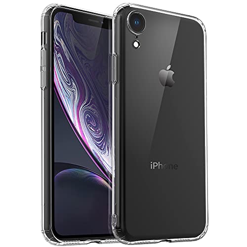 Migeec for iPhone XR Case Clear Soft Transparent Shockproof Protective Slim Thin Bumper Phone Cover for iPhone XR, 6.1 inch