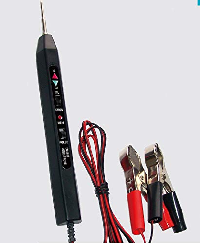 allsun Electrical Circuit Testers Logic Probe Troubleshooting Tool Instrument Visual and Audio Indications for Logic Levels Pulses Detector EM4610A