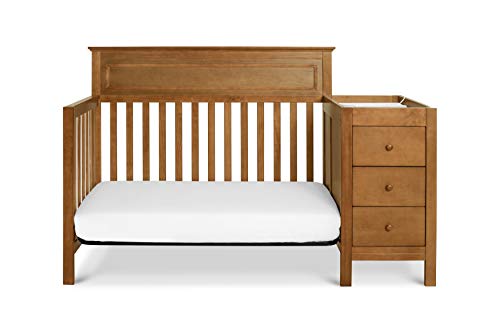 DaVinci Autumn 4-in-1 Crib and Changer Combo in Chestnut | Greenguard Gold Certified