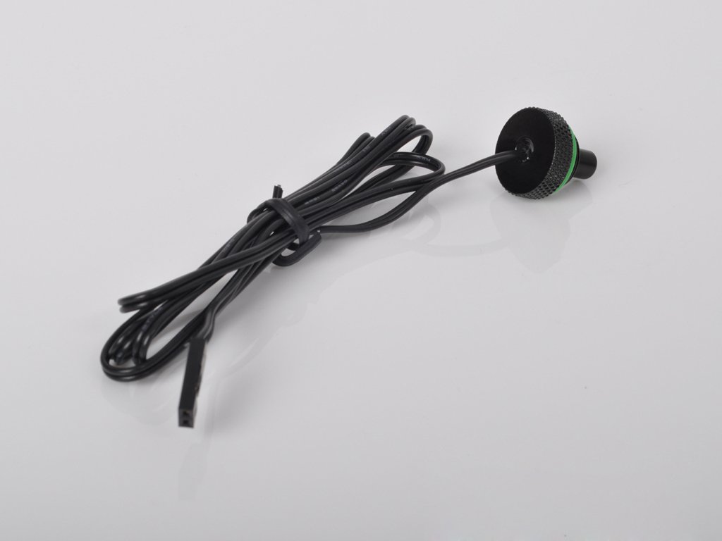 Bitspower G1/4" Temperature Sensor Stop Fitting, Matte Black