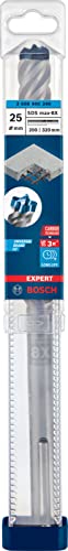 Bosch 1x Expert SDS max-8X Hammer Drill Bit (for Soft Stone, Hard Stone, Ø 25,00 mm, Professional Accessory Rotary Hammer Drill)