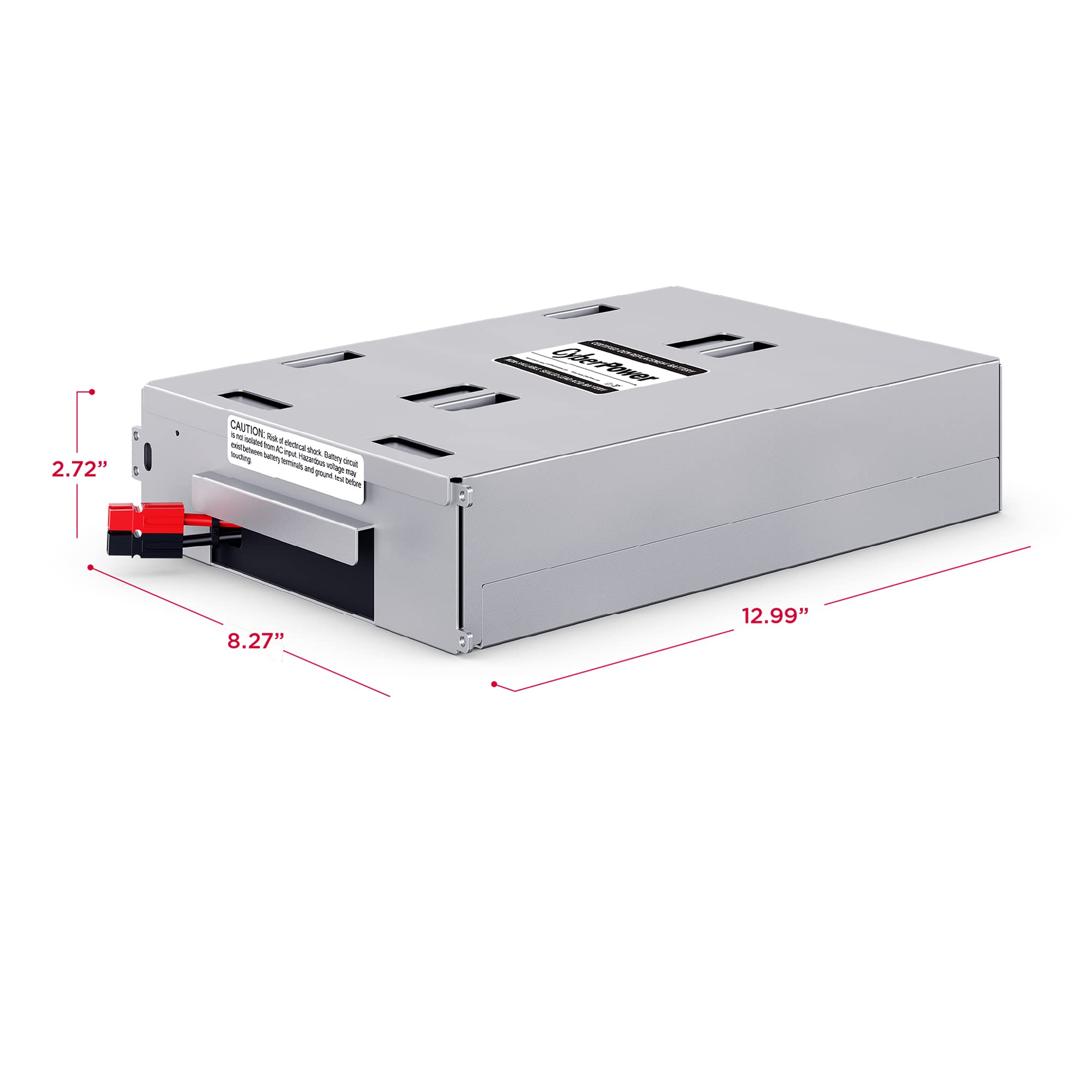 CyberPower RB1270X4A UPS Replacement Battery Cartridge, Maintenance-Free, User Installable, 12V/7Ah