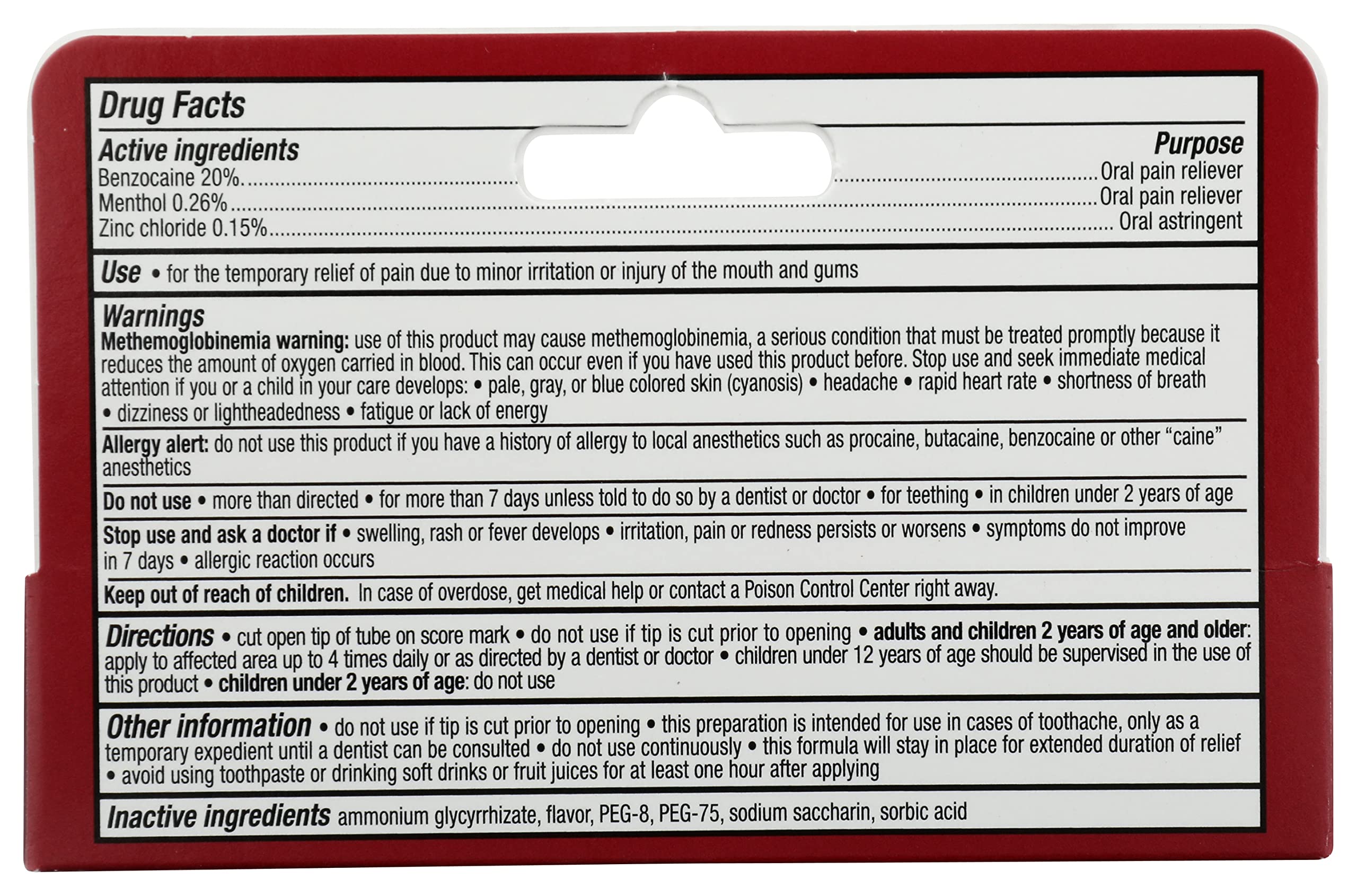 Rite Aid Toothache Relief Oral Gel - 0.42 oz